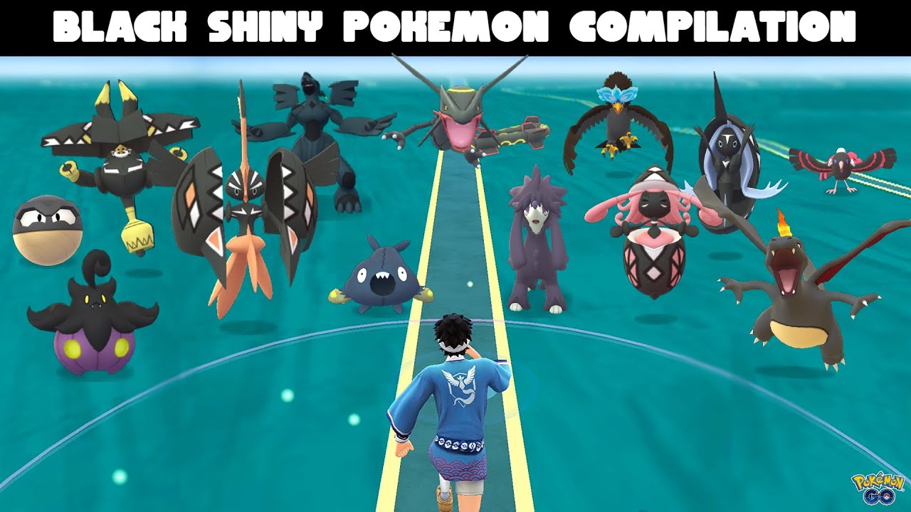 Trainer Tries to Catch Every Black Shiny Pokemon in Pokemon GO! - YouTube