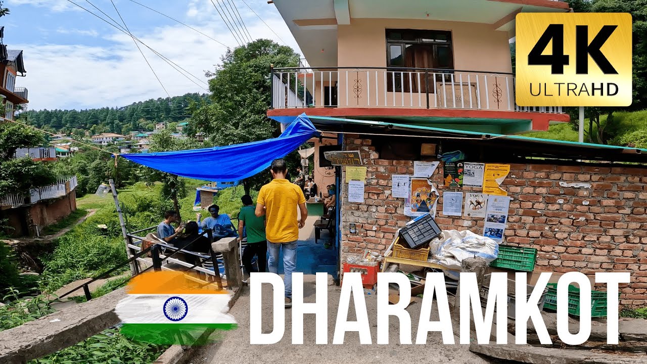 🇮🇳 Walking in Dharamkot ⛰ | Dharamsala - Himachal Pradesh [ 🇮🇳 WALK 4K ...