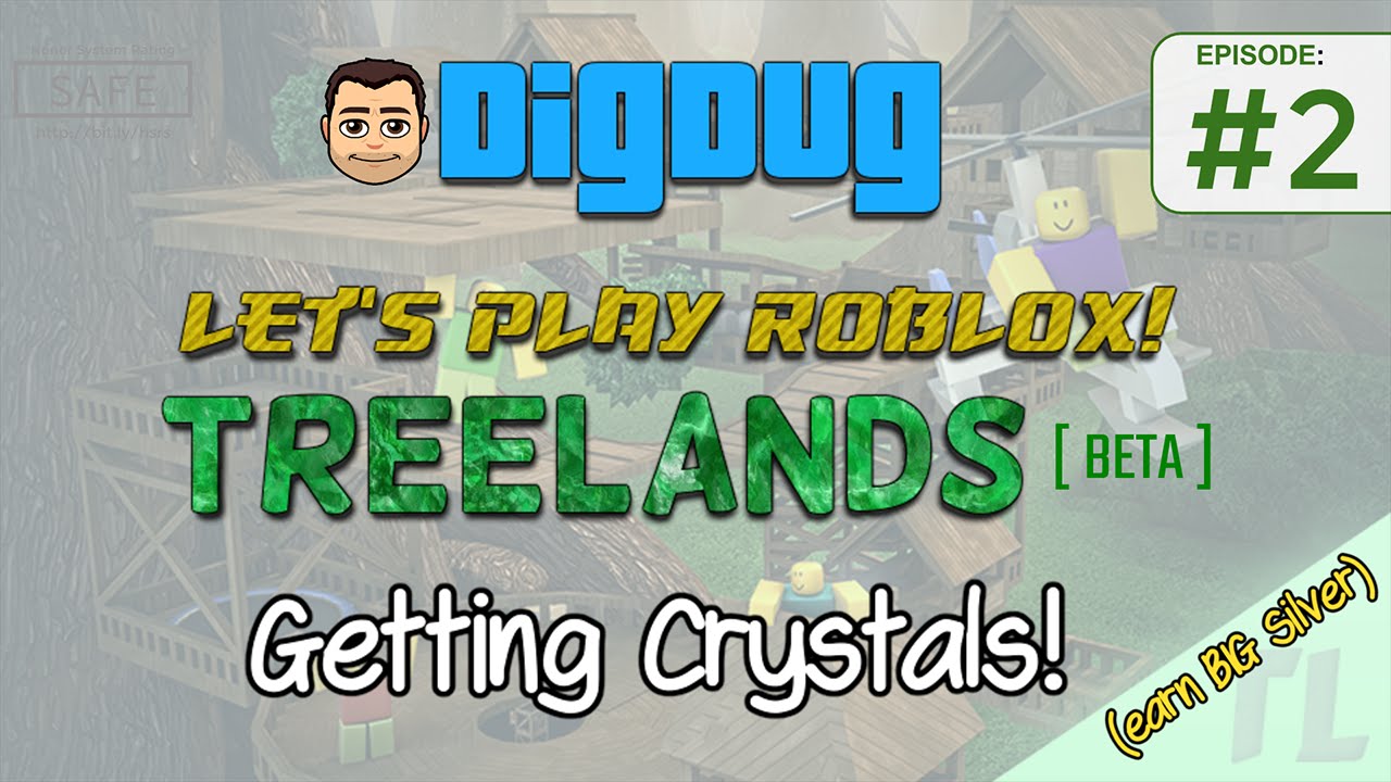 Roblox Treelands [Beta] : Ep 2 : Finding Crystals! - YouTube