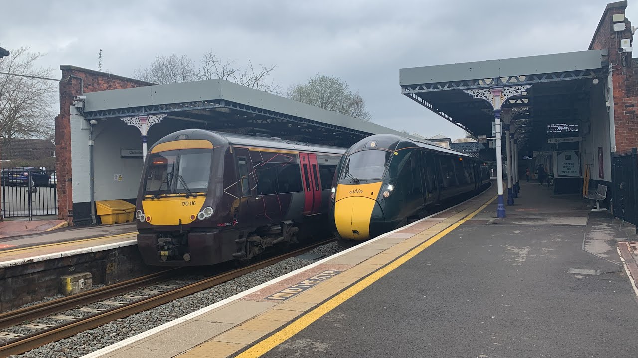 Trains at Cheltenham Spa - 5/4/2023 - YouTube