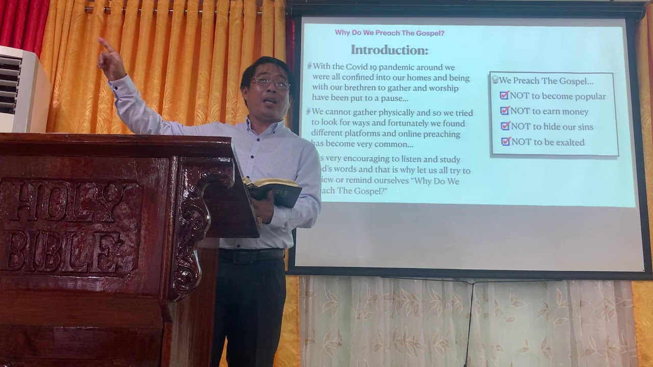Why Do We Preach The Gospel? - YouTube