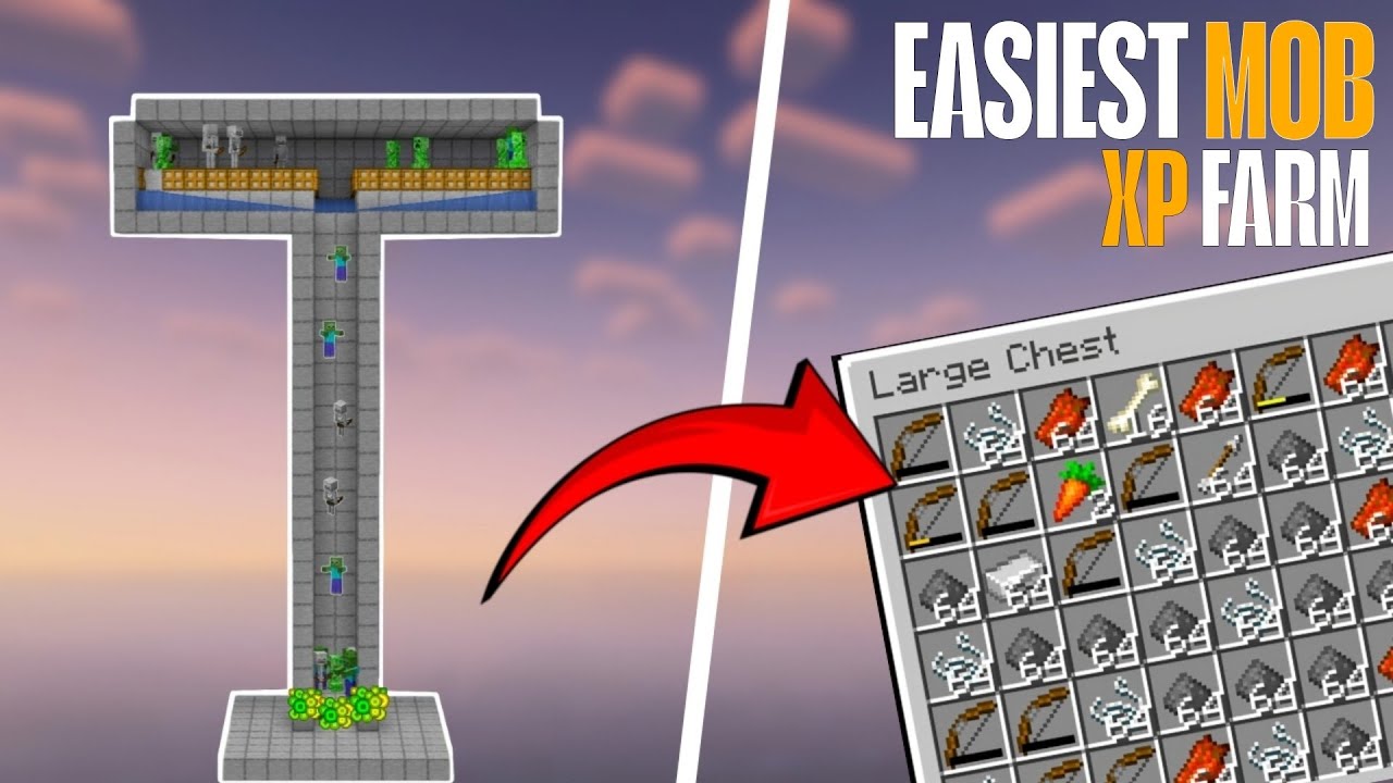 This INSANE XP FARM Gives 69+ XP in Minutes | Minecraft EASIEST XP Farm ...