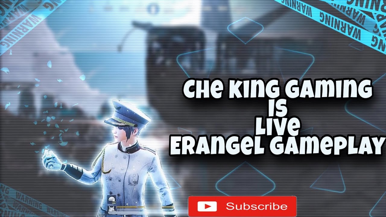 CHE KING GAMING IS LIVE COMEBACK TO ERANGEL🫡🥶🤯| road to 1k subscribers🫡 ...