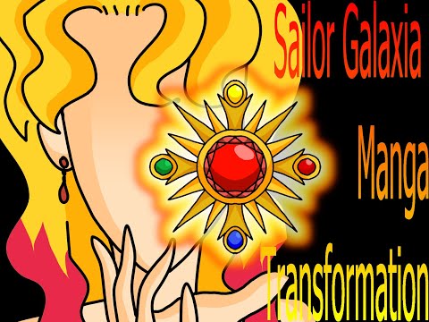 Sailor Galaxia (Manga Transformation)