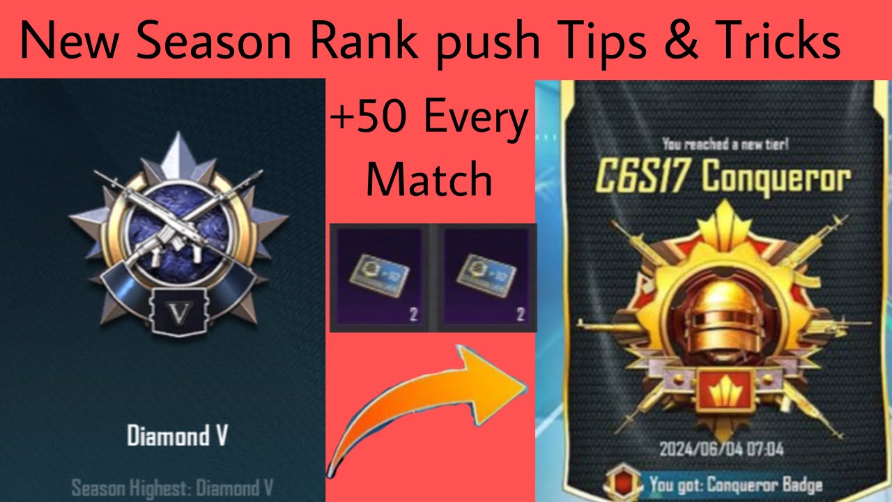 Conquerer Rank Push Bgmi tips and Tricks New session #rankpush # ...