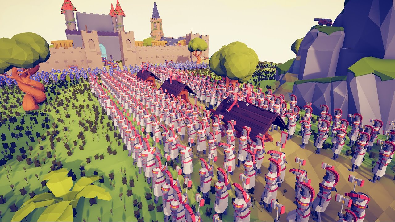 CAN 150x LORD ARMY CAPTURE KNIGHTS VILLAGE? - Totally Accurate Battle ...