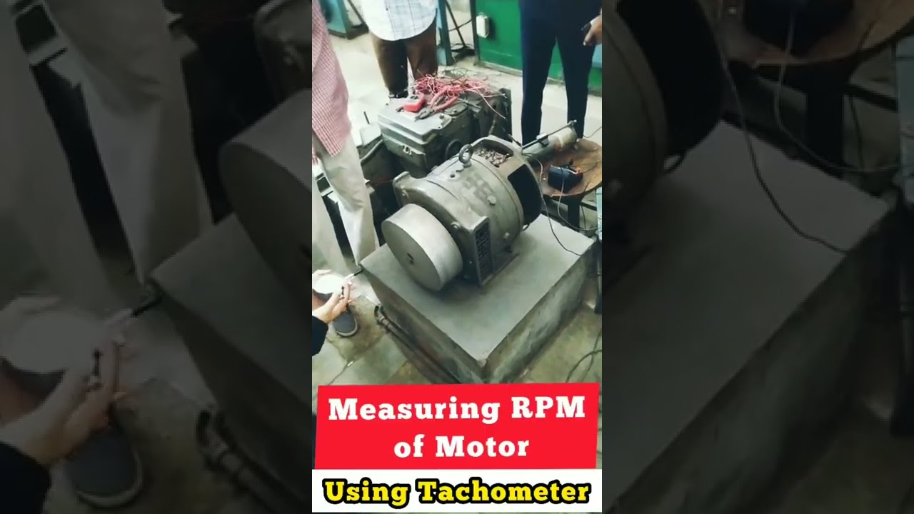 How to measure RPM/ Speed of Motor using Tachometer,How to use ...
