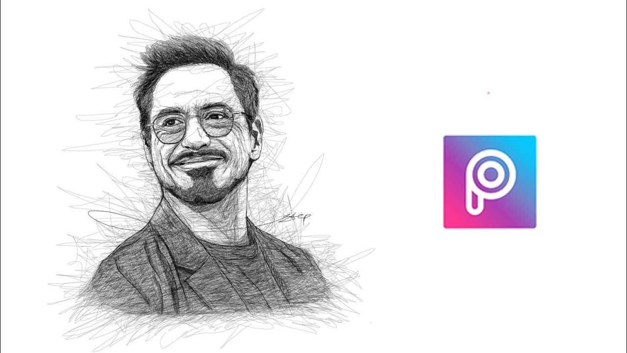 Scribble art editing | PicsArt tutorial | Once Creations - YouTube