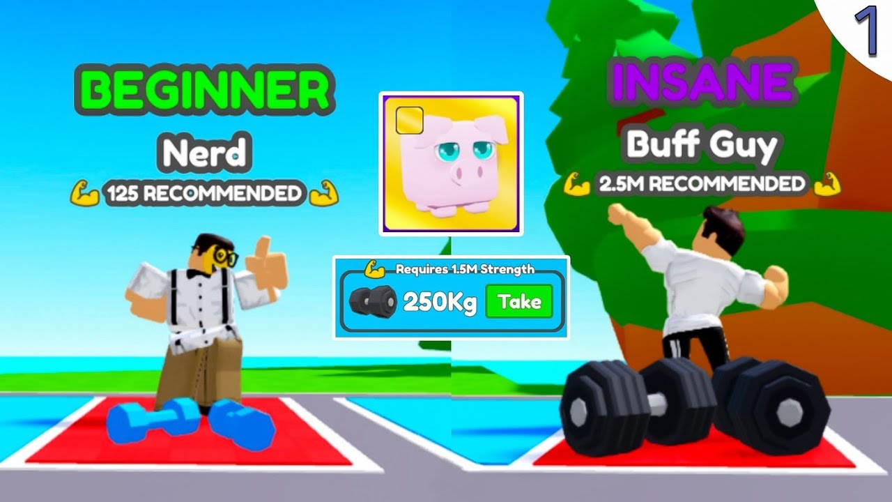 Park World | Buffalo Guys | Bicep Simulator Roblox #1 - YouTube