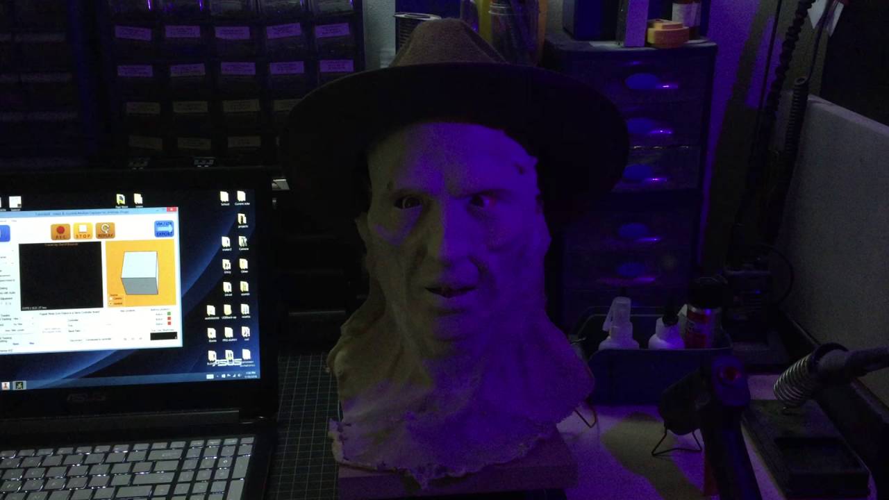 Animatronic Face TEST - YouTube