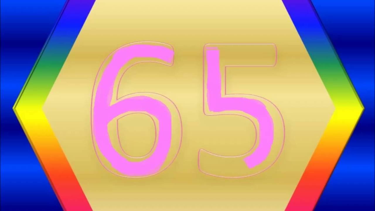 Learn to Write 65/Learning numbers with nursery rhymes/How to Write 65 ...
