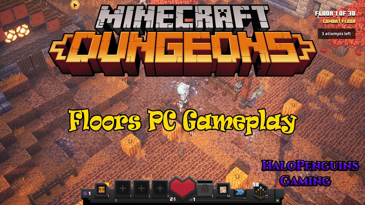 Minecraft Dungeons Floors PC Gameplay - YouTube