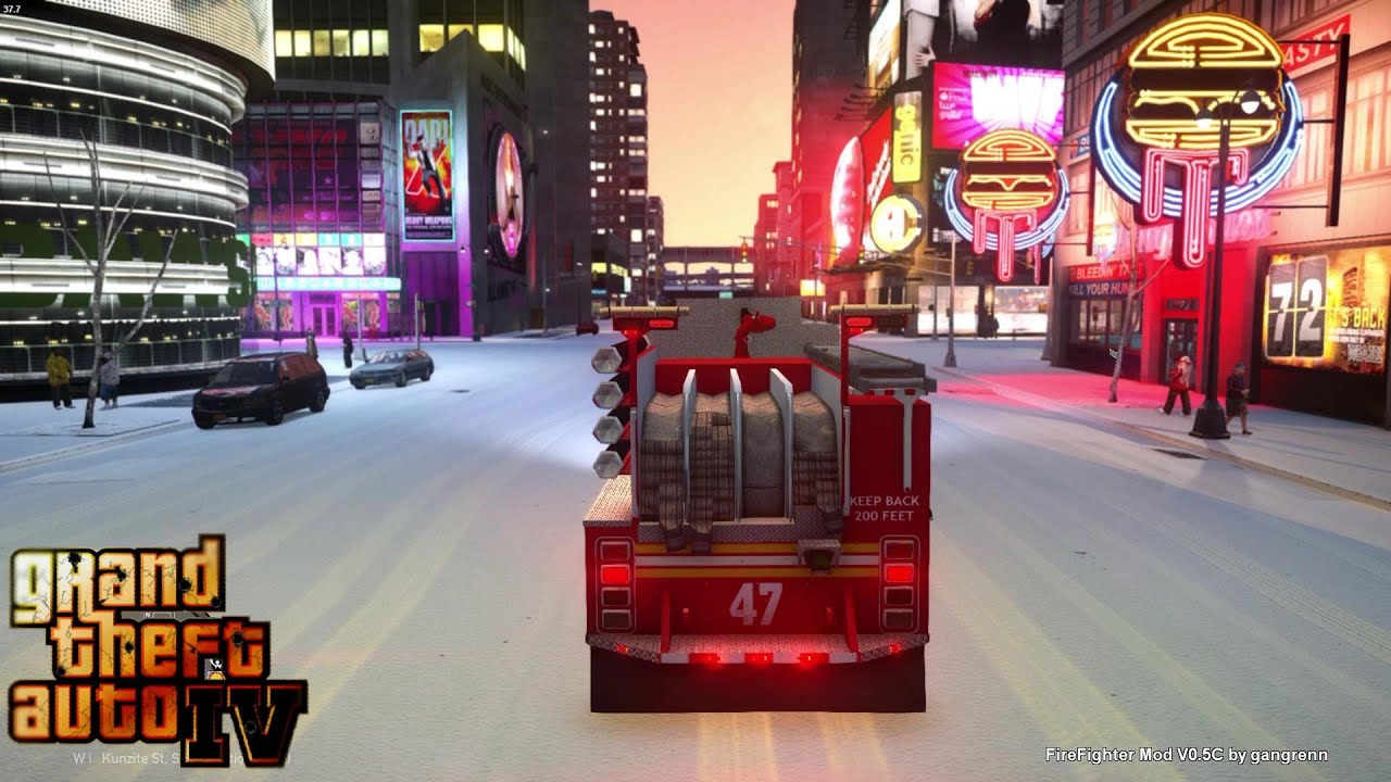 Grand Theft Auto IV - FDLC/FDNY - 16th day with the fire department ...