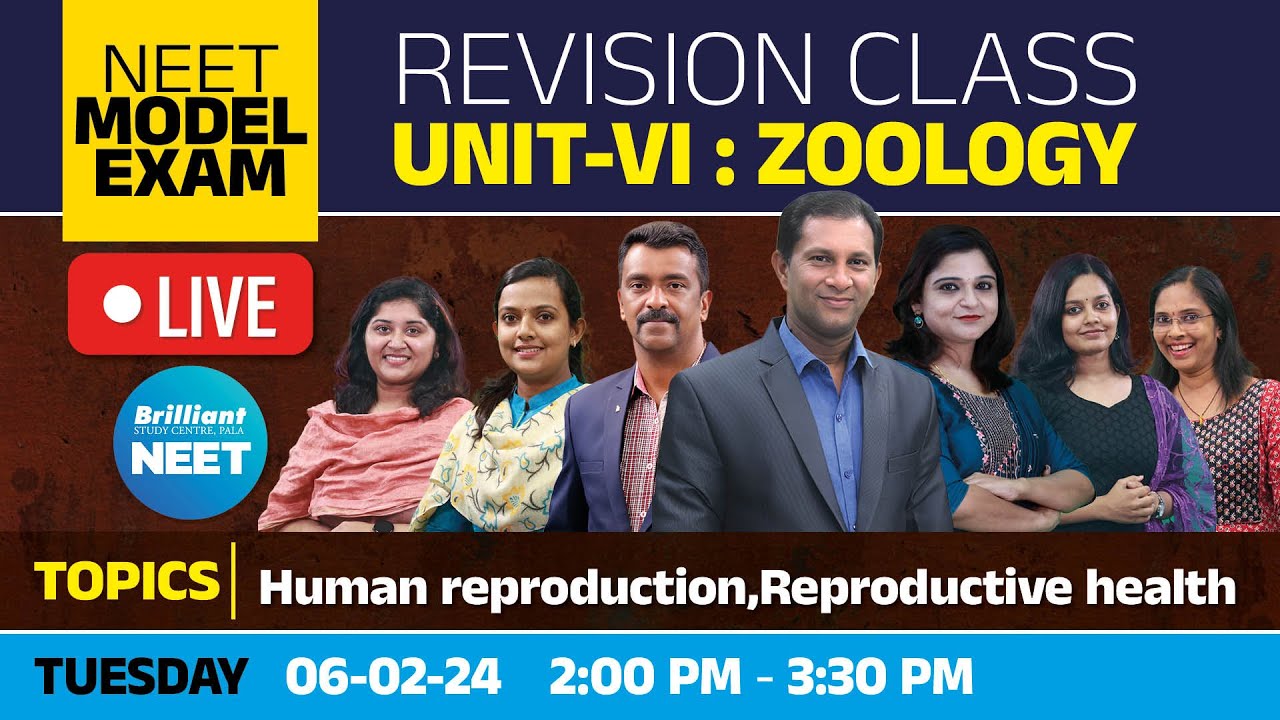 NEET Model Exam Revision Class | Unit - VI : Zoology | 6th Feb 2024 | 2 ...