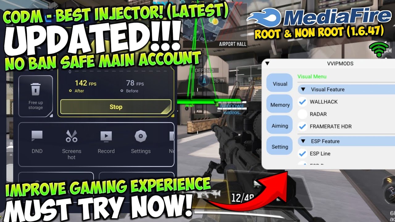 NEW MUST TRY!! CODM INJECTOR Safe Game Enhancer for Garena Server ...