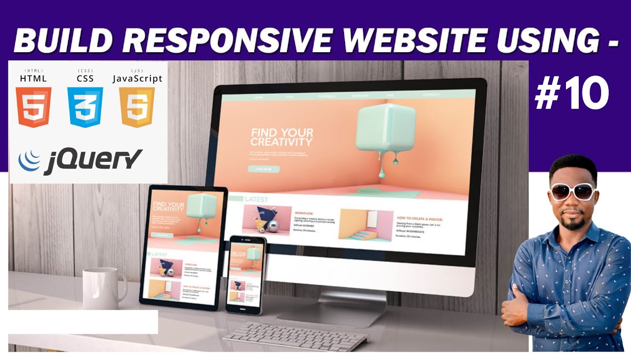 Learn How to Build a Modern Responsive Website with Html Css Bootstrap ...