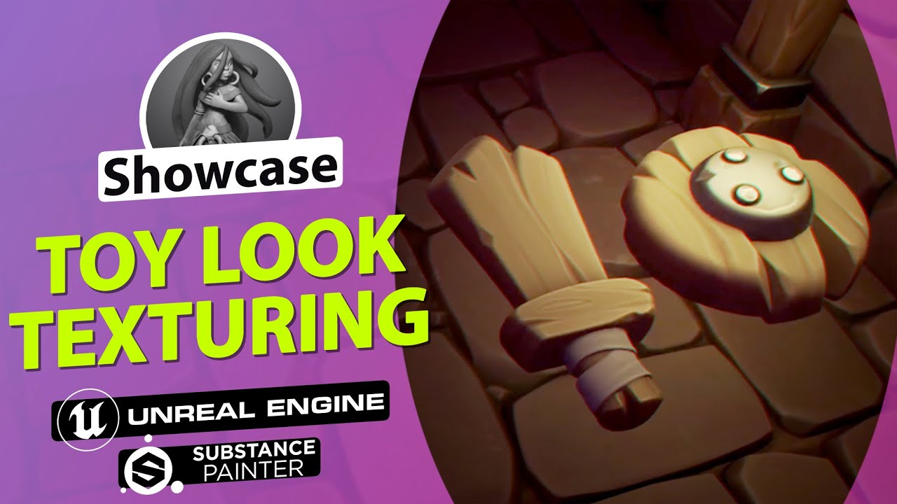 TOY LOOK Texturing Showcase in Substance Painter - YouTube