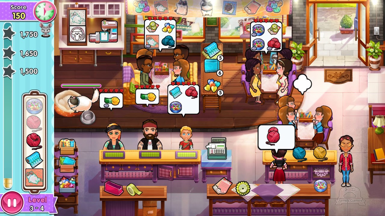 Cathy's Crafts #24 Level 3-4 🎮 James Games - YouTube