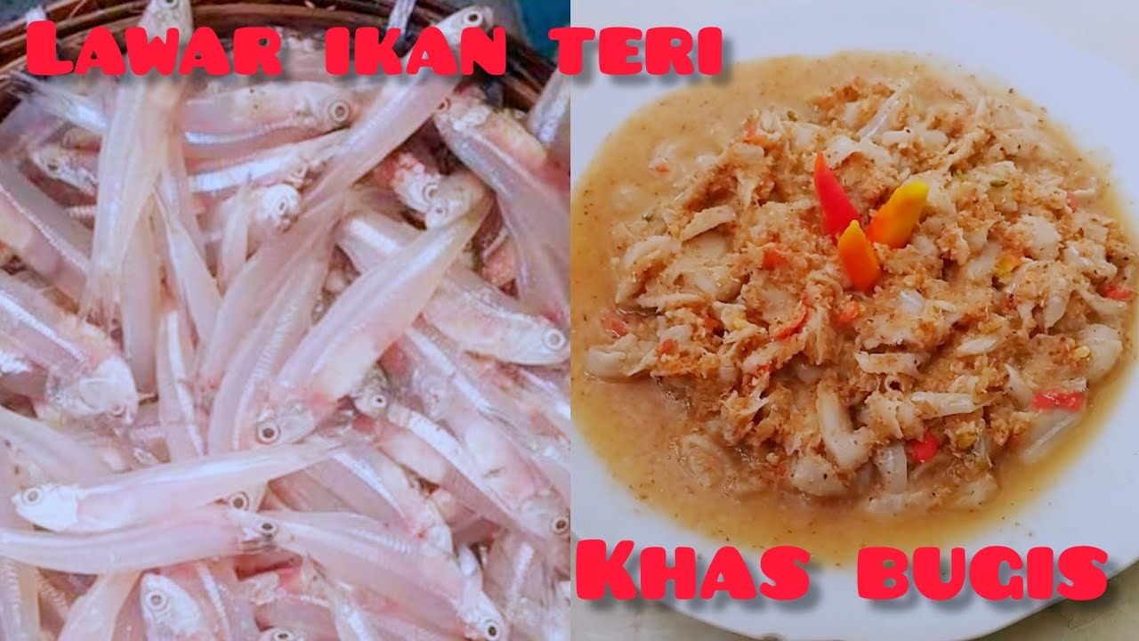 CARA MEMBUAT LAWAR IKAN TERI KHAS BUGIS || LAWA BALE - YouTube