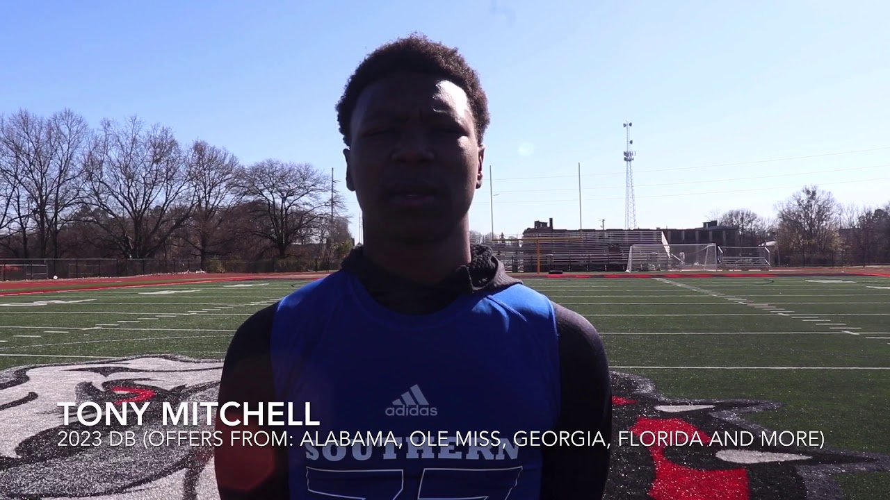 Alabama 2023 DB target, Tony Mitchell, breaks down Alabama interest ...