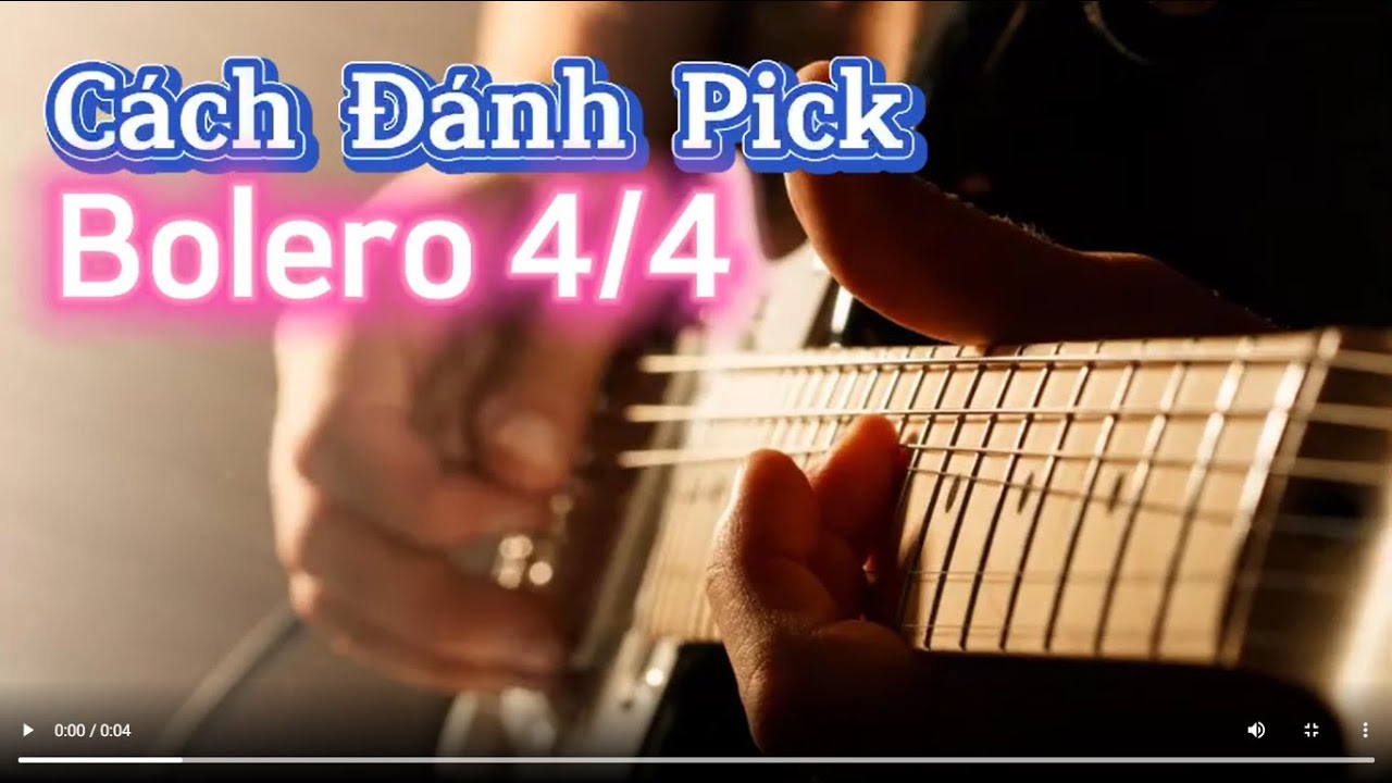 Cách Đánh Pick 2 Bài Bolero Hay Học Guitar 5 Phút Mới 2022 "Mùa Xuân Lá Khô" - YouTube