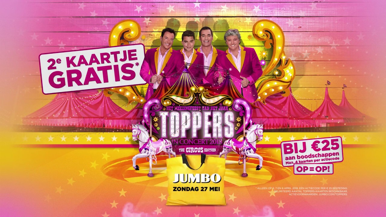 Toppers in Concert voor Jumbo - YouTube