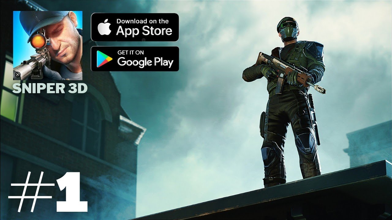Sniper 3D Android Gameplay Walkthrough - Tips ,Tricks and Epic Kills #1 - YouTube