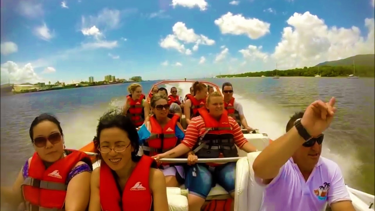 Bad Fishy | Cairns Jet Boat Ride | Experience Oz - YouTube