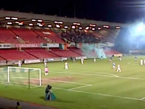 11th march 2013 - LINFIELD V SHAMROCK ROVERS-Windsor Park-Hooligans ...
