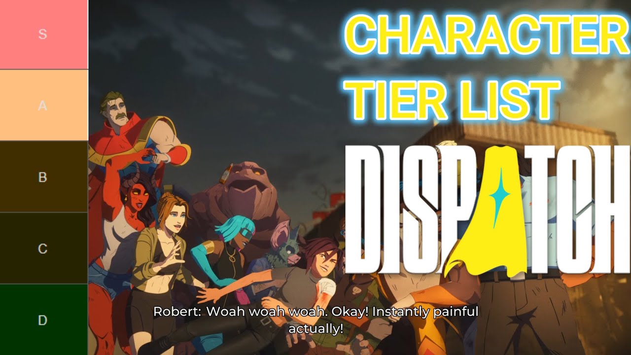 Ranking Every Dispatch Character| Dispatch Tier List Ranking - YouTube