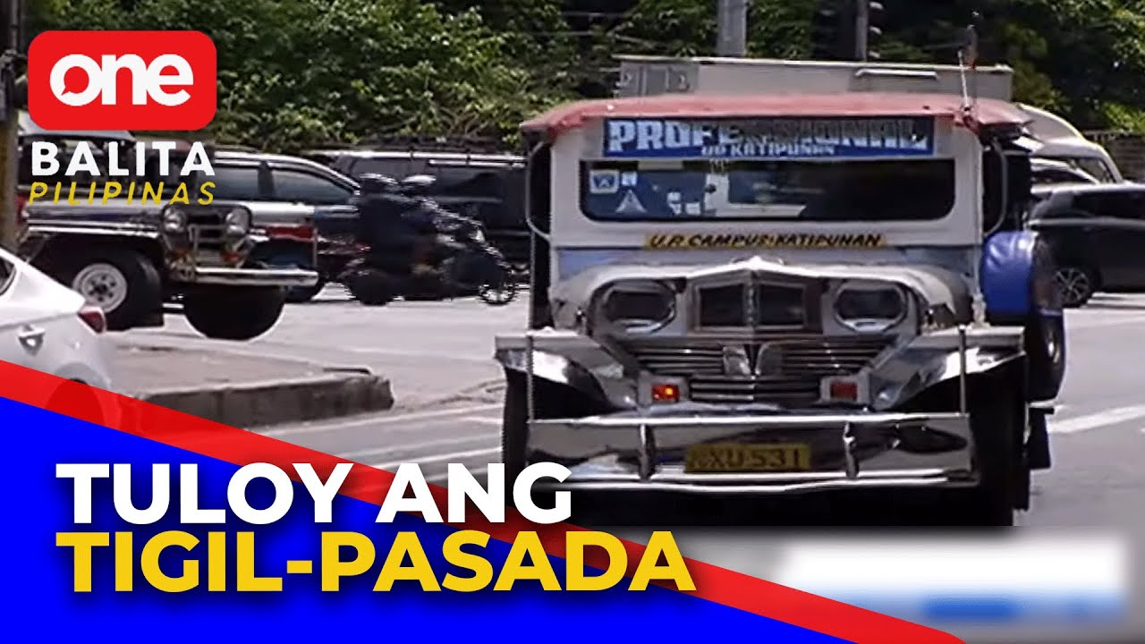 Grupong Manibela, tuloy ang isasagawang tigil-pasada sa Lunes - YouTube