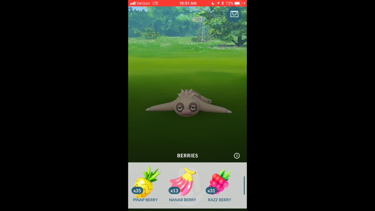 Slakoth Catch Sequence Gen III Pokemon Go - YouTube