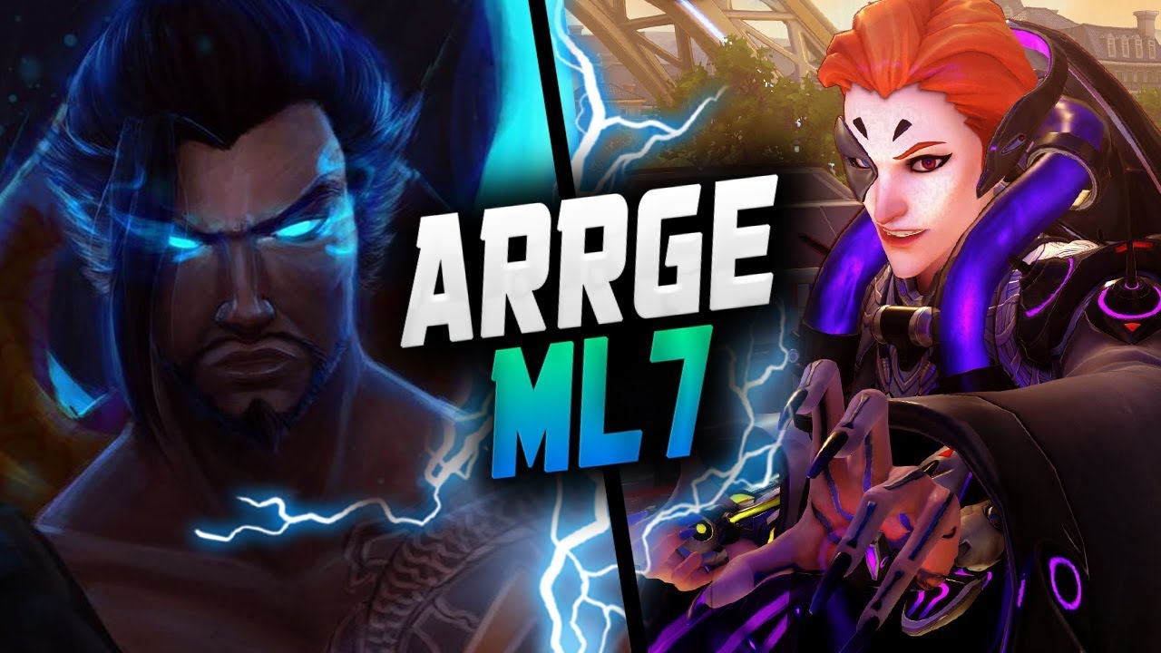 ARRGE GRANDMASTER HANZO VS ML7 MOIRA! [ OVERWATCH SEASON 18 TOP 500 ...