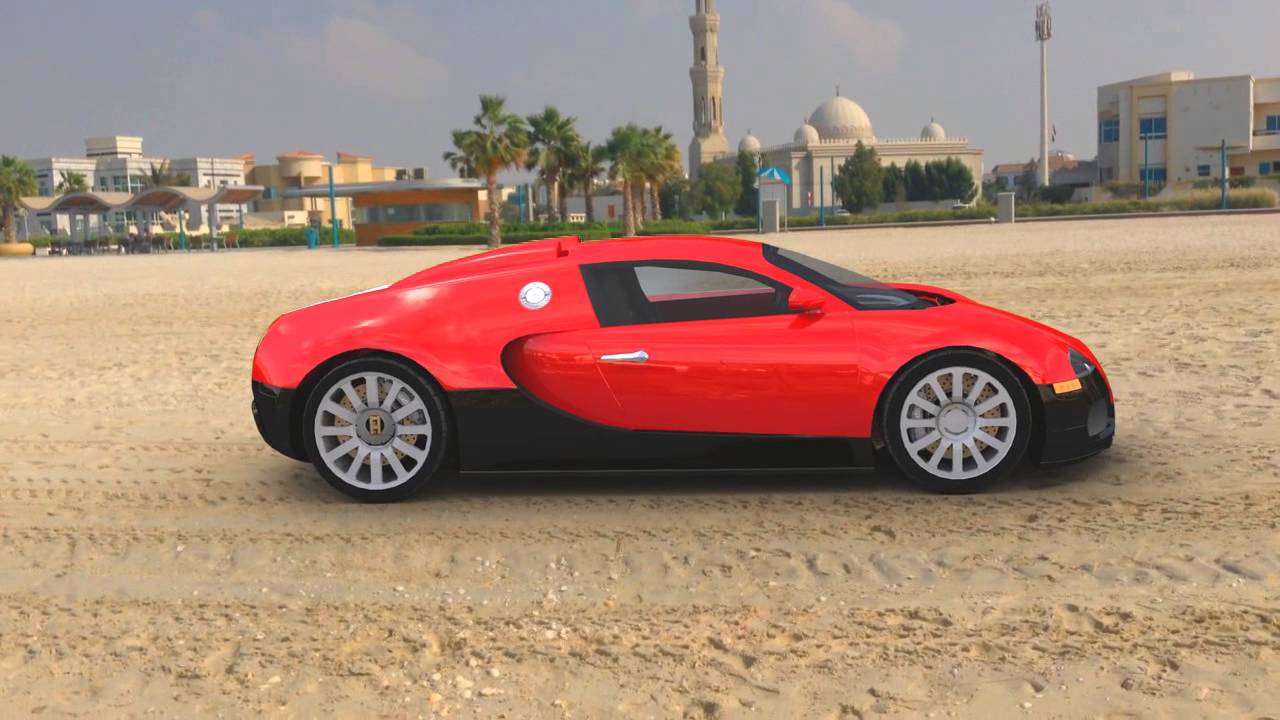 Camera Tracking - Bugatti Veyron - YouTube