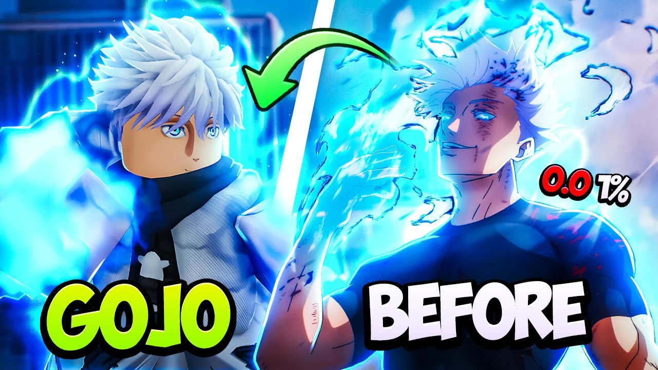 Spending 10,000 Robux To Get 0.1% INFINITY & Becoming Gojo Satoru In ...