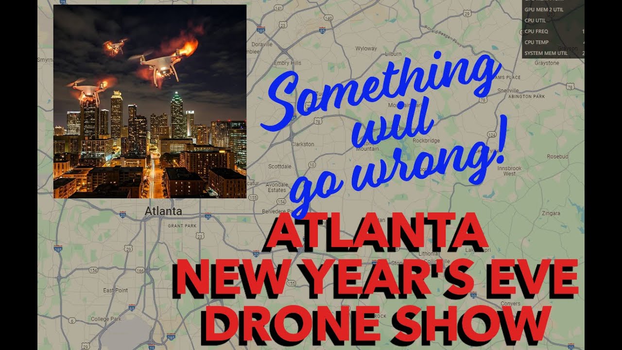 ATLANTA NEW YEAR'S EVE DRONE SHOW - YouTube