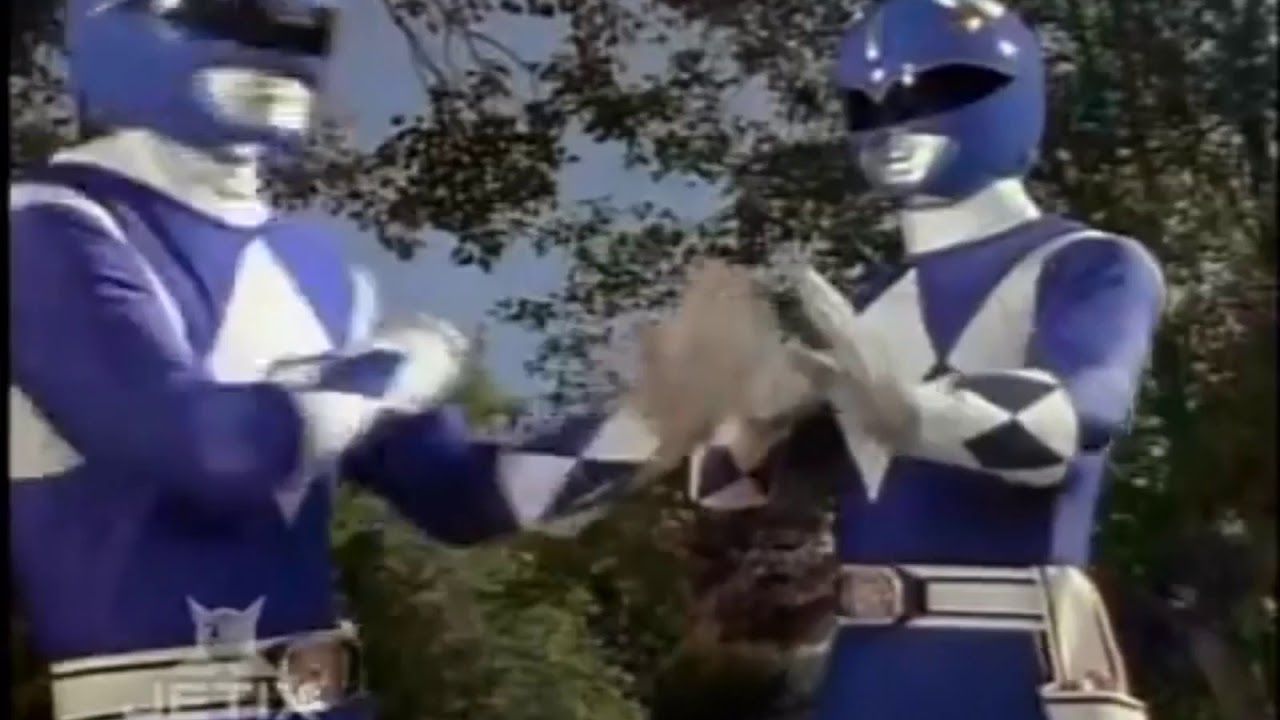 Mmpr kimberly identifies the blue ranger - YouTube
