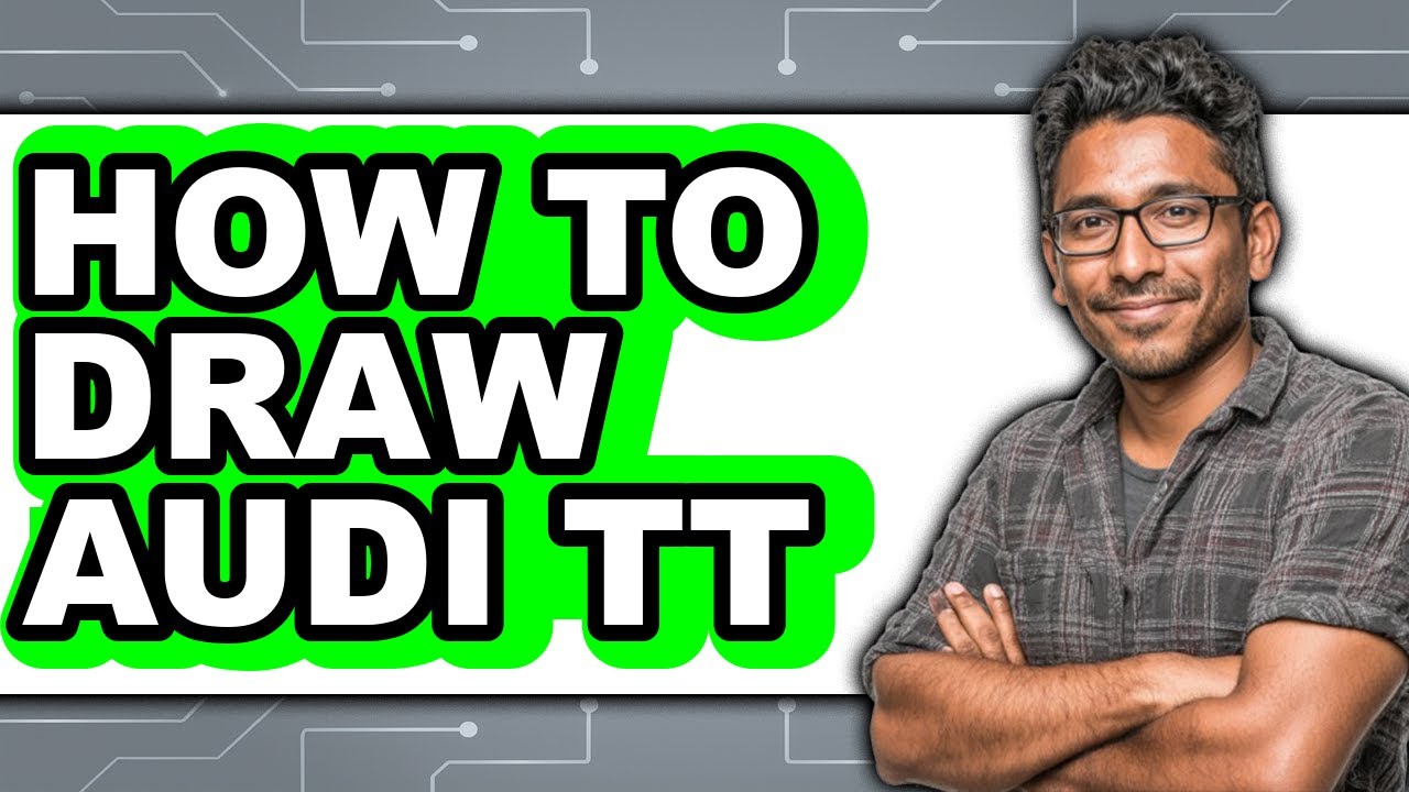 How To Draw Audi TT - Step By Step - YouTube