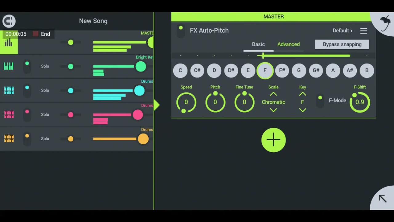 how-to-auto-play-with-f-mode-key-f-chromatic-fl-studio-mobile-youtube