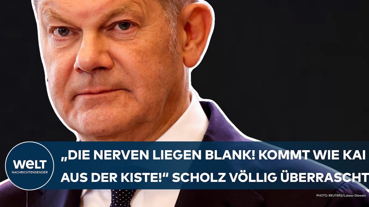 SCHOLZ: "Kommt wie Kai aus der Kiste! Die Nerven liegen blank" Damit ...