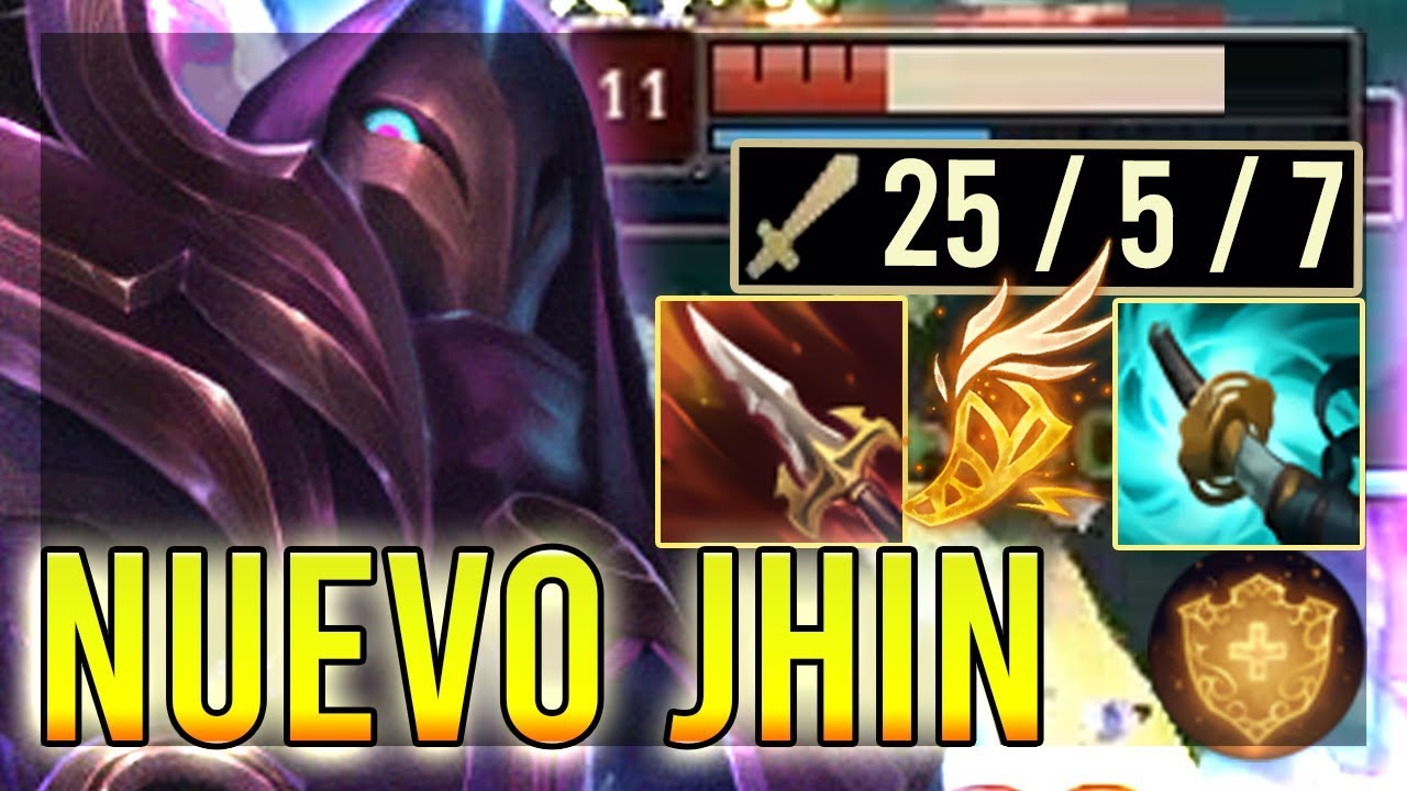 ¡EL NUEVO JHIN ESTA ROTISIMO! NUEVOS OBJETOS Y RUNAS | League of ...