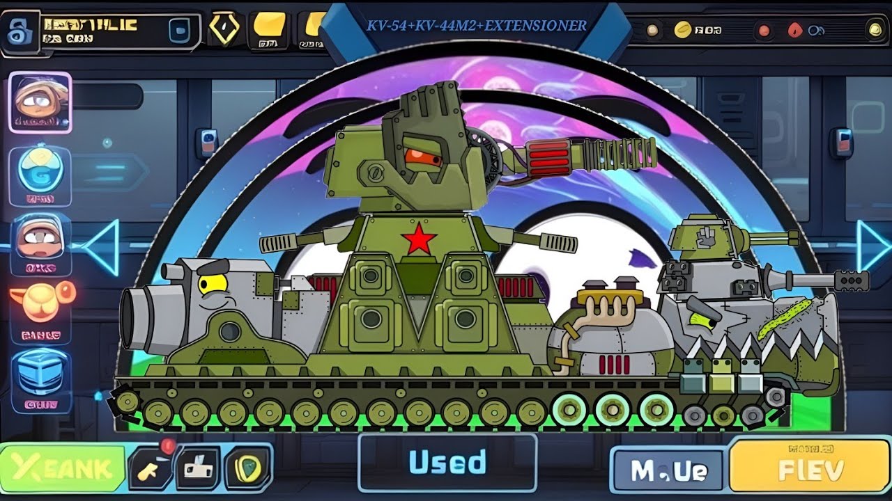 Tank Combat War Battle New Tank KV-54 KV-44MX2+EXECUTIONER KARL FUSION ...