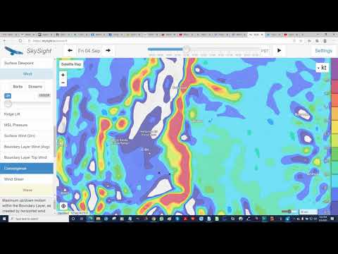 Data visualizations in SkySight for soaring forecasts - summer - YouTube