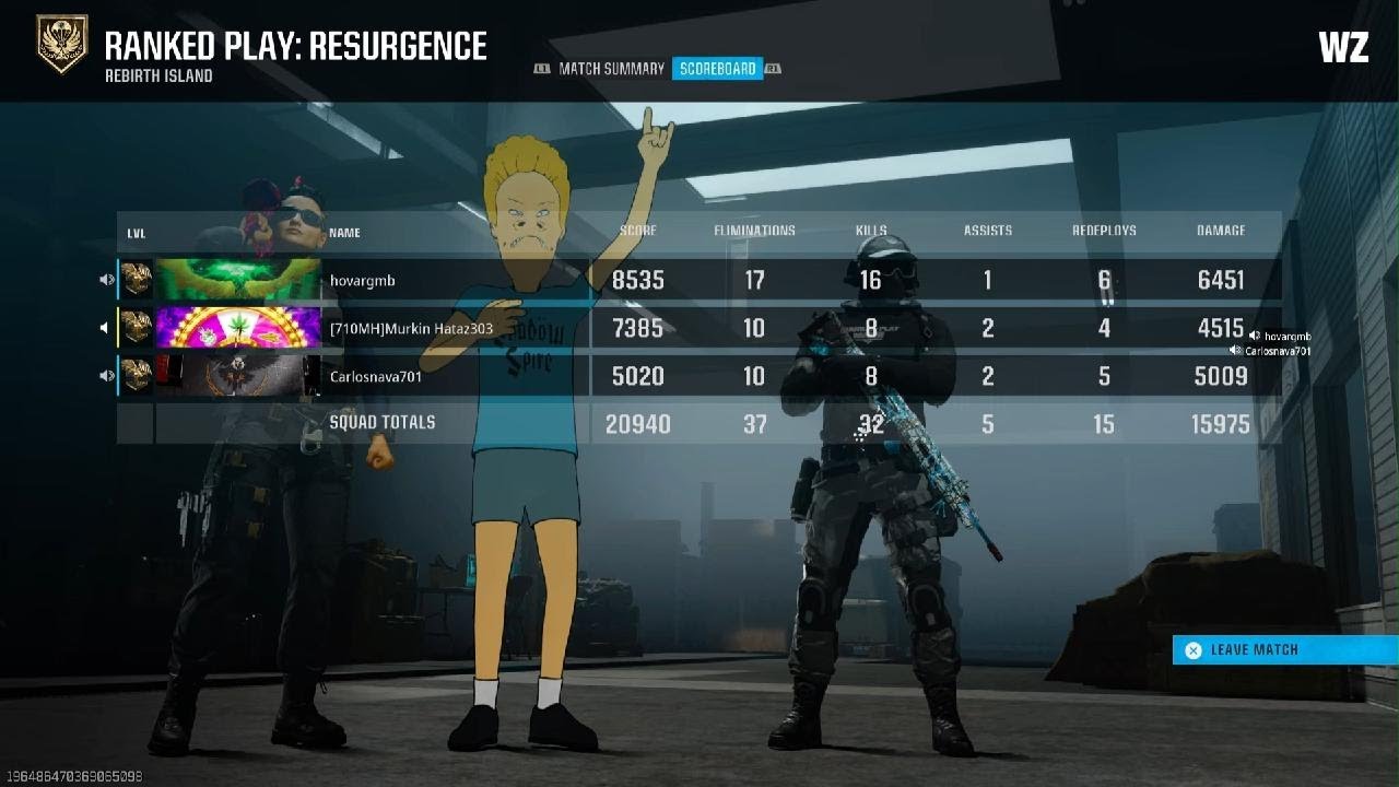 Call of Duty BO6 rebirth island Rank Win playing with randoms 32 kills ...