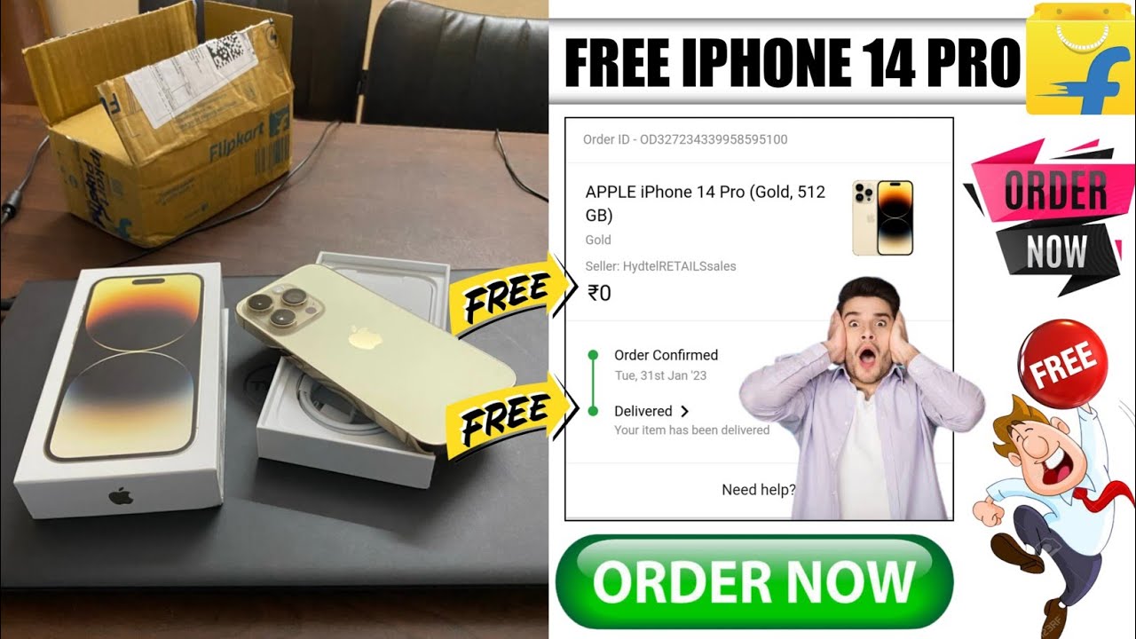 🔥 Free Iphone 14 Pro From Flipkart ! How To Get Free Iphone 14 Pro ...