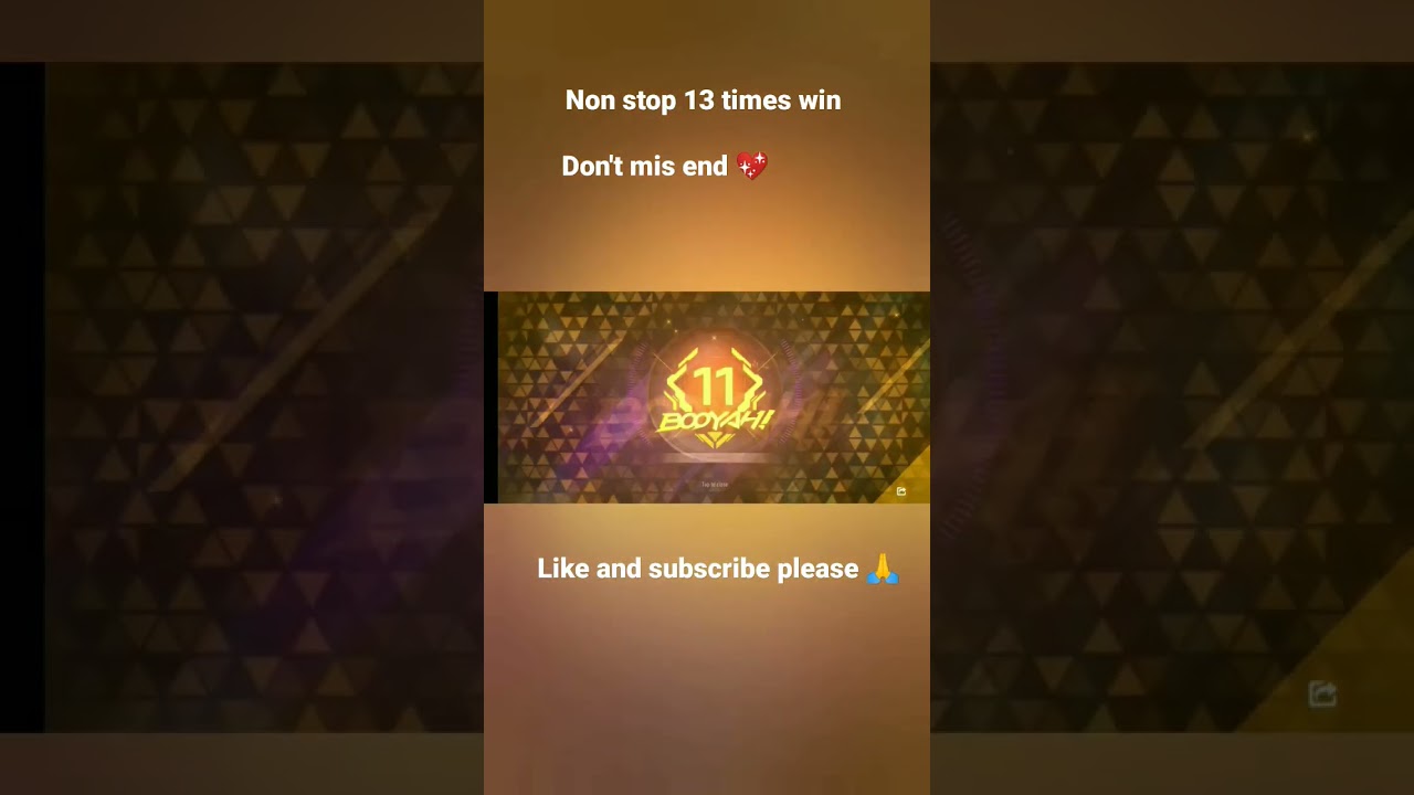 nonstop 13 time win match 😈in CS Rank match #freefire #shorts 💥 # ...