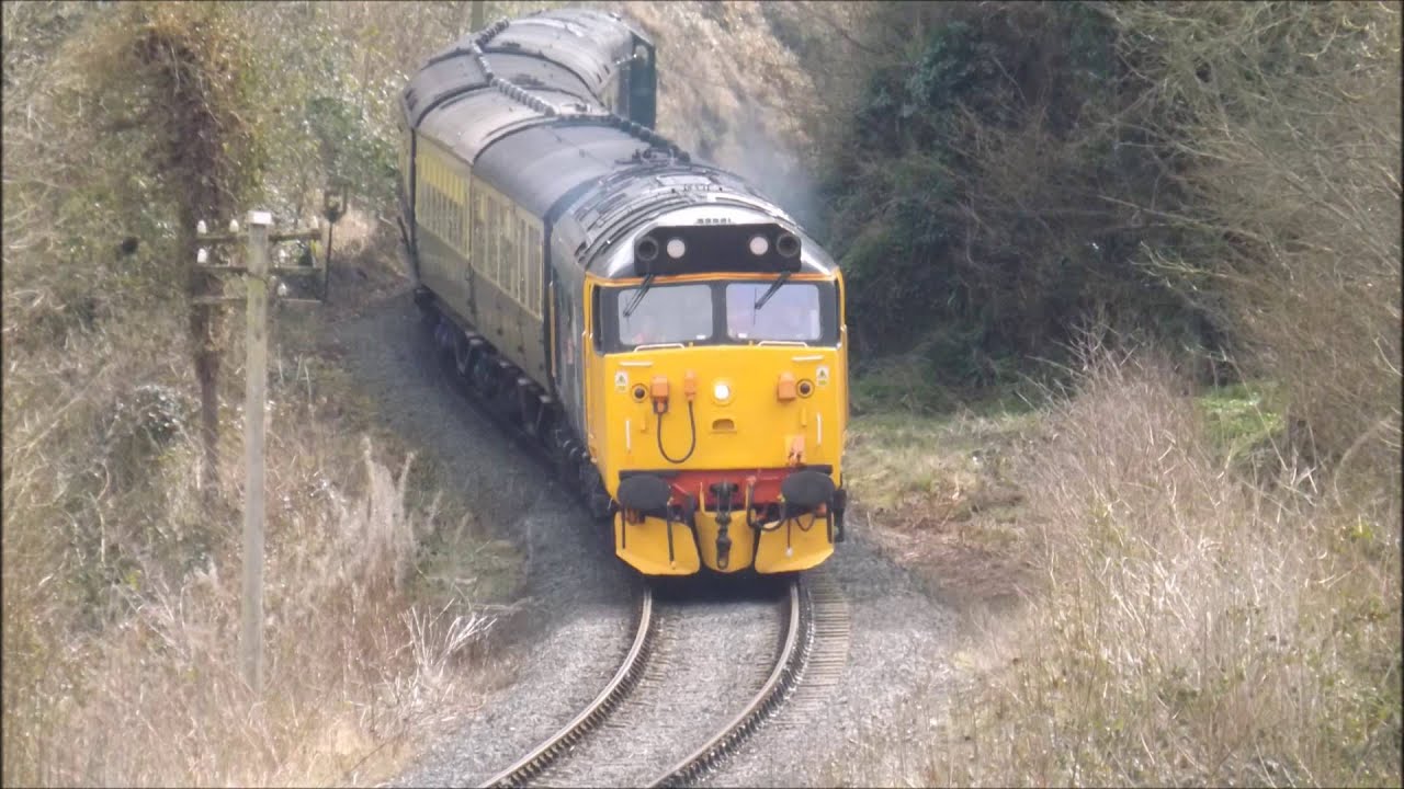 Class 50 50049 'Defiance' on test on the Severn Valley Railway - YouTube