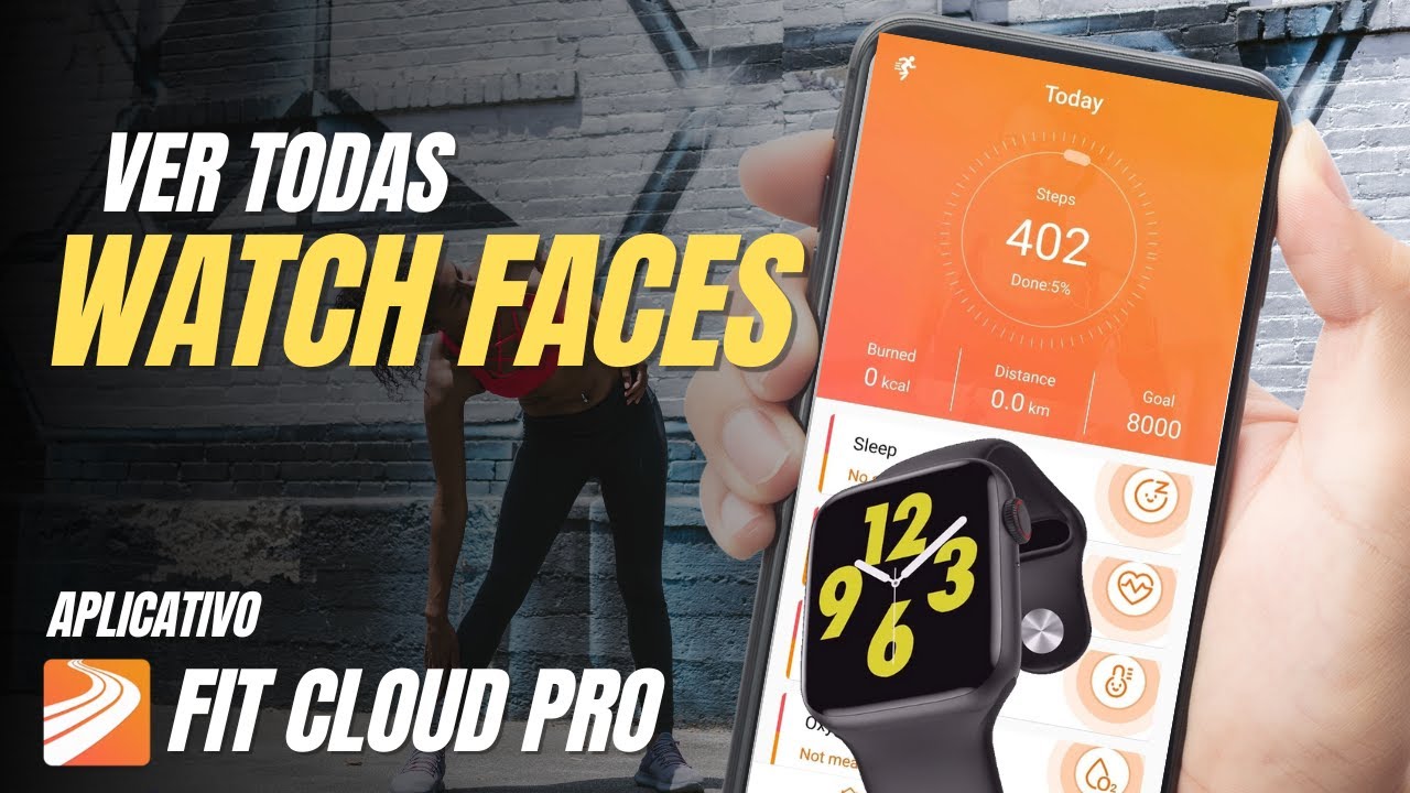 Onde ver todas as watch faces disponiveis no APP FIT CLOUD PRO - YouTube