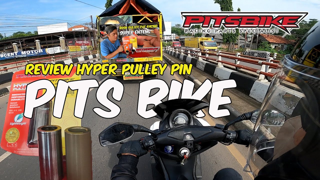REVIEW HYPER PULLEY PIN PITS BIKE - PART RACING CVT NMAX - YouTube