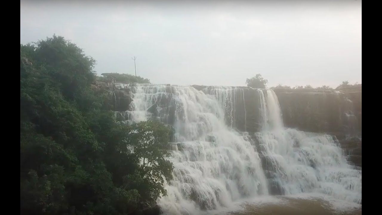 Tanda water fall, Mirzapur, UP | Aerial View - YouTube